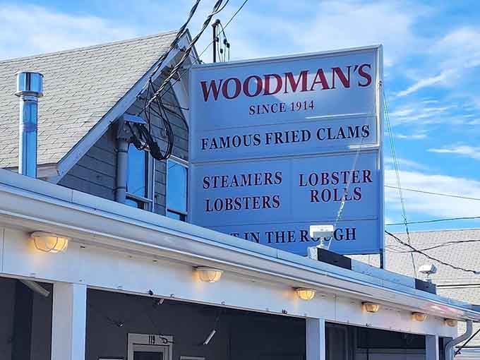 That red and white sign isn't just advertising, it's a beacon calling seafood lovers home since Woodrow Wilson was president.