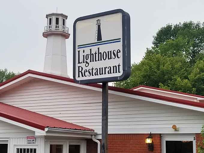 That lighthouse has become such a landmark that people navigate their entire lives around it without questioning the logic.