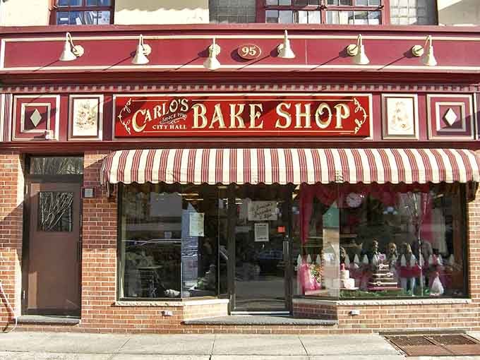 That iconic red and white striped awning has been calling to sweet-toothed pilgrims for generations of pure pastry bliss.