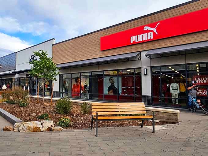 The entrance beckons like a siren song to your credit card, promising deals that actually deliver.