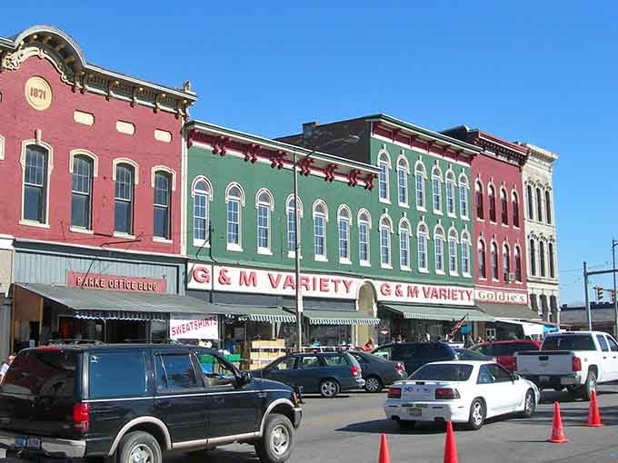 Classic architecture meets small-town charm where every building tells a story older than your favorite sitcom.