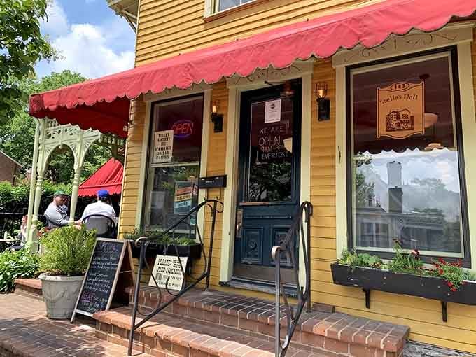 That cheerful yellow Victorian with the red awnings isn't someone's house anymore, but it should be yours every weekend.