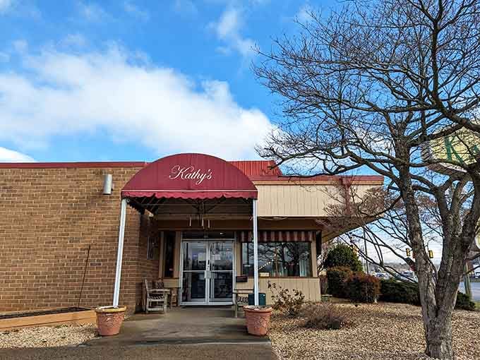 That red awning isn't just charming, it's a beacon calling breakfast lovers home to Staunton's favorite morning destination.