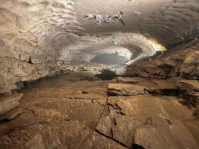 Nature's been sculpting this underground gallery for millions of years, and she didn't skimp on the drama.