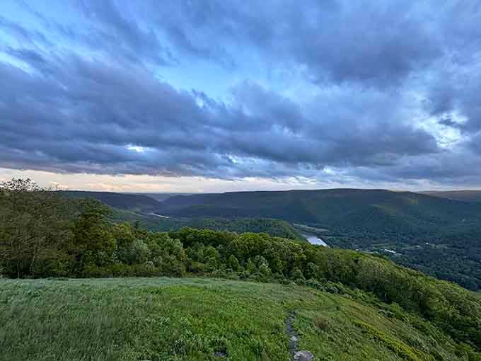 Mother Nature showing off her moody side, proving Pennsylvania's skies are just as dramatic as any Hollywood production.
