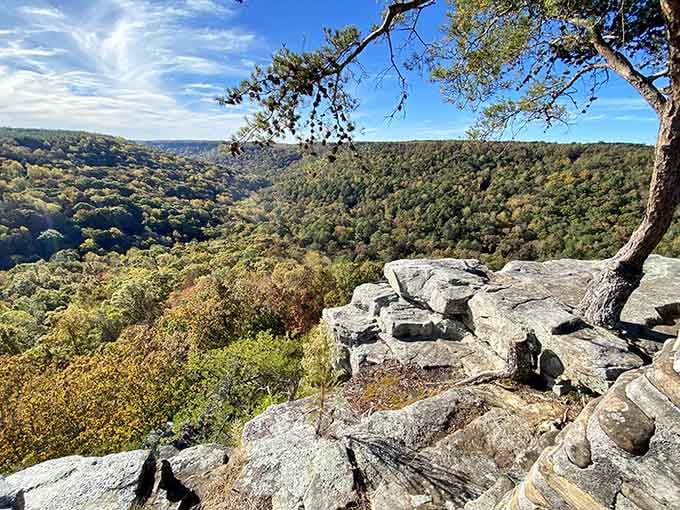 When nature decides to frame itself, you get views like this that make your phone's camera roll jealous.