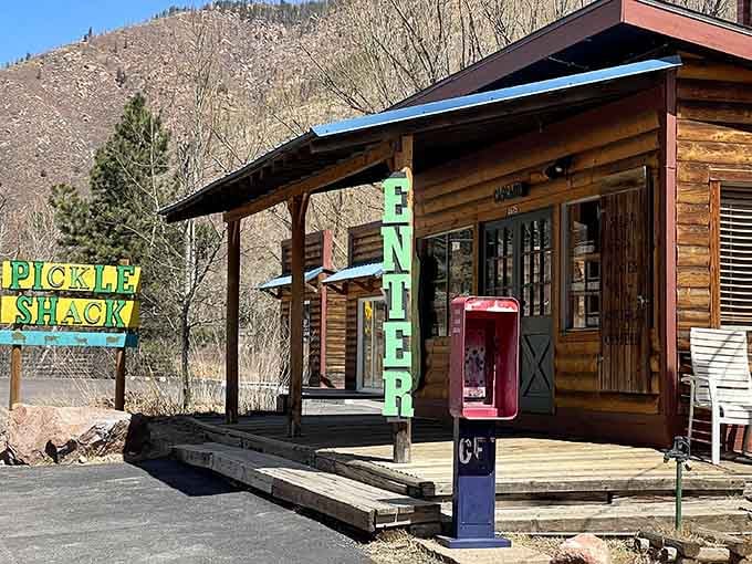 That rustic wooden cabin isn't a mountain retreat, it's your new favorite roadside destination for all things pickled.