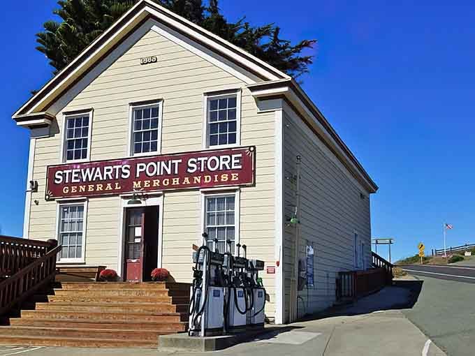 This cream-colored beauty has been stopping traffic on Highway 1 since before your great-grandparents learned to drive stick.