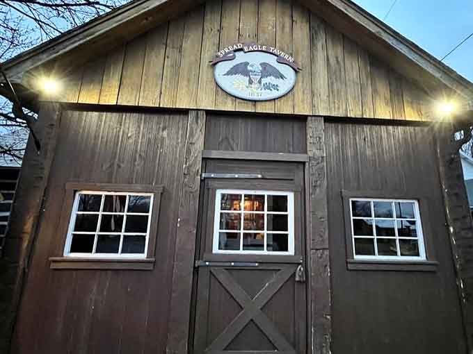 Those weathered boards have seen more history than most museums, and they're still standing strong through Ohio winters.