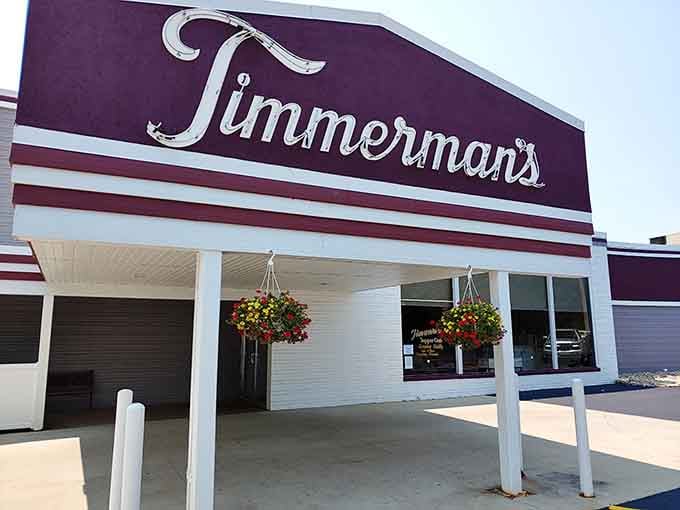 That classic red and white striped awning isn't just decoration; it's a beacon calling you home to dinner.