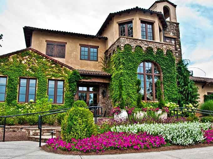 When a building gets a green hug from Mother Nature herself, you know you've found something special in Dahlonega.