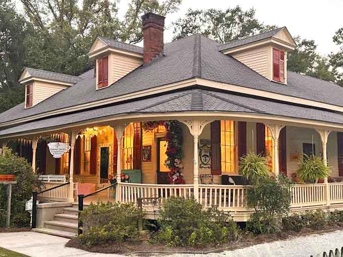 This isn't just a house; it's a portal to another world wrapped in Southern charm and twinkling lights.