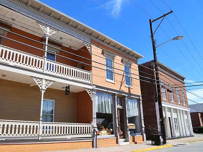 That building isn't just architectural flair, it's Flemingsburg announcing itself with style and zero apologies whatsoever.