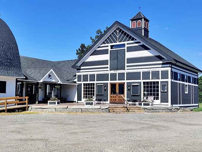 Classic New England barn meets antique wonderland, and your wallet is already getting nervous about it.