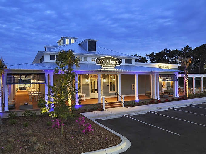 Hook & Barrel stands ready to welcome you with coastal charm and portions that defy all reasonable expectations.