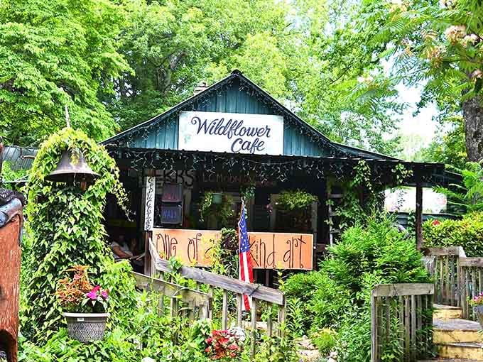 When a building looks like it grew naturally from the forest floor, you know magic's on the menu.