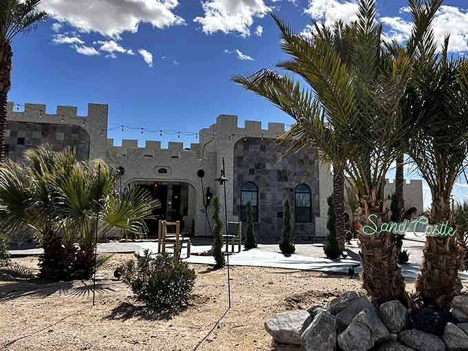 That moment when a medieval fortress appears in the Arizona desert and you question everything you know about geography.