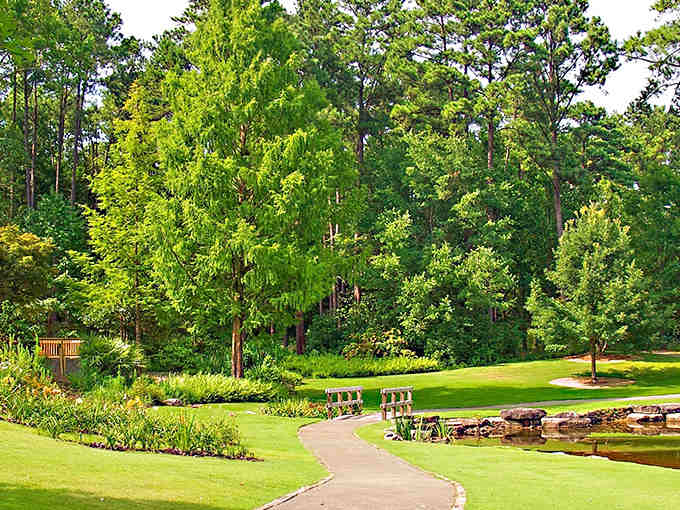 Those manicured lawns and winding paths aren't just pretty. They're your invitation to slow down and breathe.