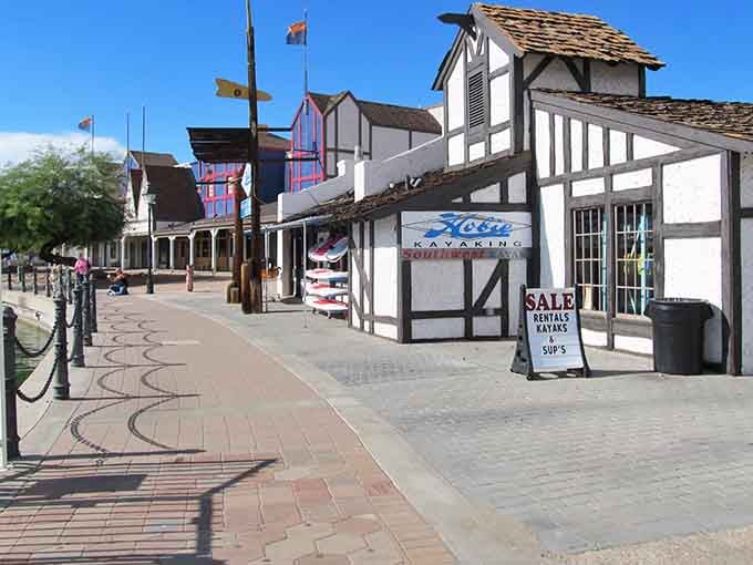 English Village proves Lake Havasu City committed fully to its British theme with admirable, slightly bonkers dedication.
