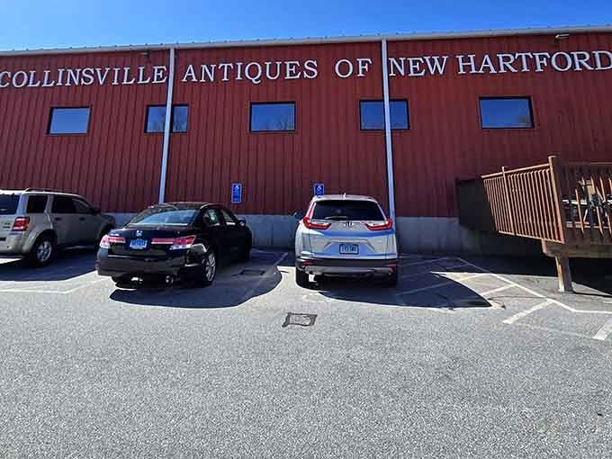 That distinctive red building isn't just a landmark, it's your gateway to the ultimate treasure hunting adventure.