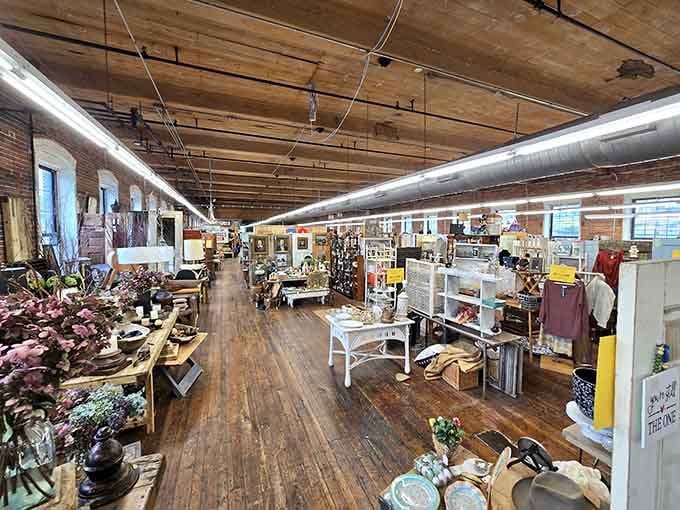 Those exposed beams and brick walls aren't trying to be trendy; they've earned every bit of their industrial charm.