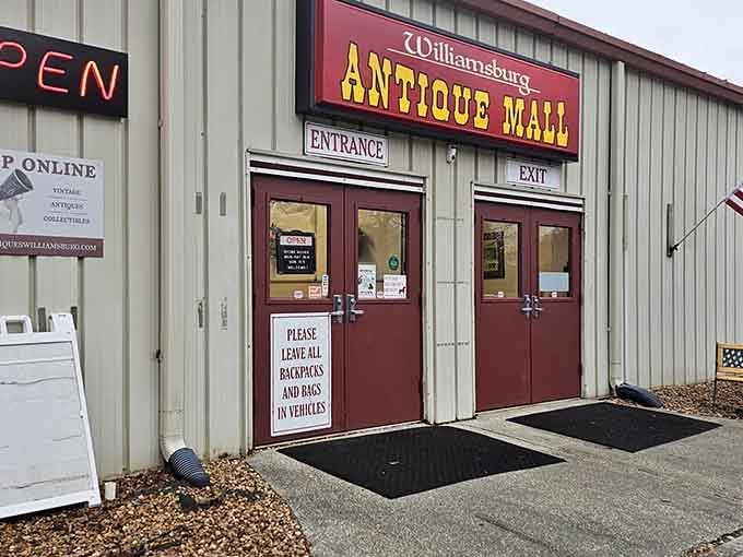 That unassuming entrance hides a treasure trove where hours vanish faster than your car keys.