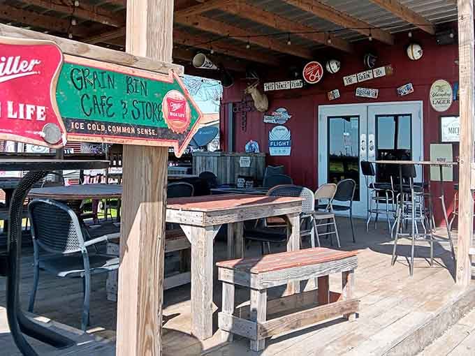 Follow that Grain Bin sign for a taste of your next food obsession at this cozy spot.