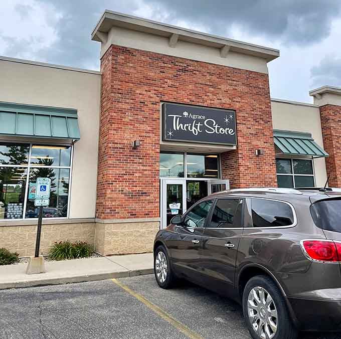 The storefront looks perfectly ordinary until you step inside and realize you've just entered bargain hunter paradise.