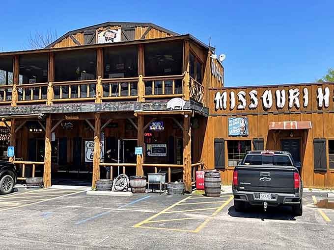 The weathered wood and vintage Route 66 charm make this place look like it's been serving travelers since covered wagons were the latest technology.
