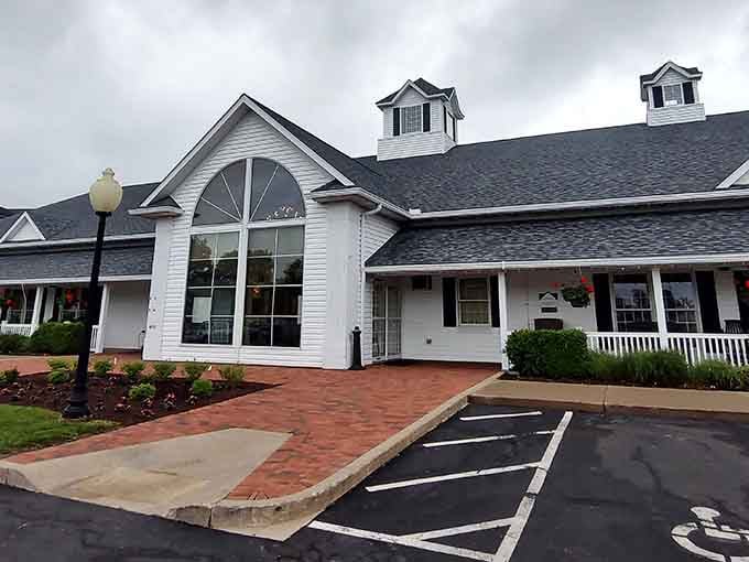 The welcoming entrance promises comfort food adventures that'll make your stretchy pants earn their keep.