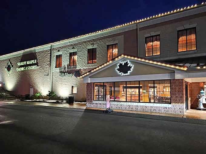 The exterior glows like a beacon of deliciousness, calling hungry travelers from miles around Lancaster County.