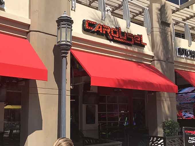 This entrance has welcomed more nostalgic gamers than you can shake a joystick at, and you're next in line.