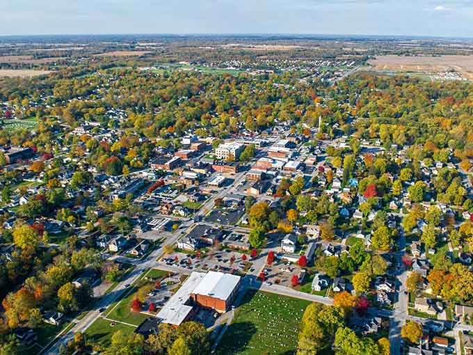 Tree-lined streets and autumn hues create a landscape so picturesque, you'll swear someone staged it for a postcard.