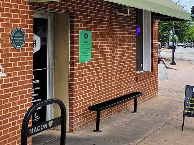 That unassuming brick exterior hides culinary treasures that have been making Macon residents happy for generations.