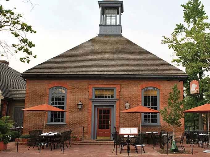 That distinctive octagonal brick building with the cupola on top isn't your typical pub exterior, and that's exactly the point.