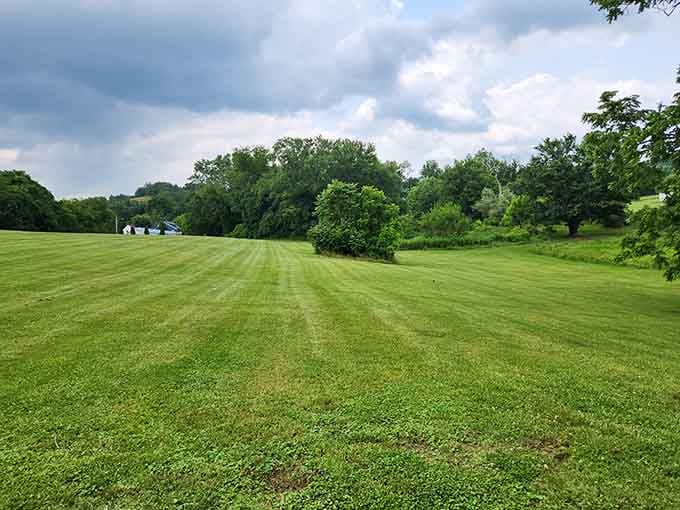 These expansive fields once echoed with the sounds of hundreds of militiamen drilling and preparing for their fateful journey.