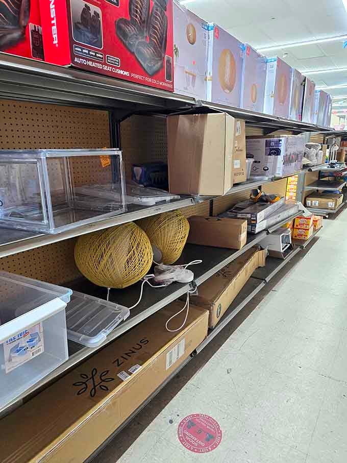 Home goods and decorative items arranged in a treasure hunt format that rewards patient shoppers with incredible finds.