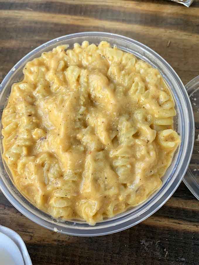 Mac and cheese so creamy it could probably solve at least half your problems.