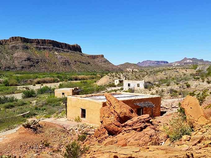 Historic ranch buildings remind you that people once called this stunning wilderness home, proving humans are tougher than we think.