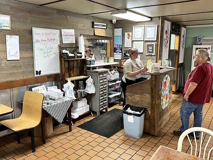 The ordering counter where dreams are made and elastic waistbands become absolutely necessary for survival.