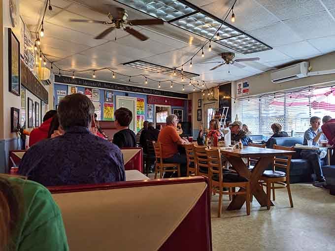A full house of happy diners is always the best sign that you've found something truly special.