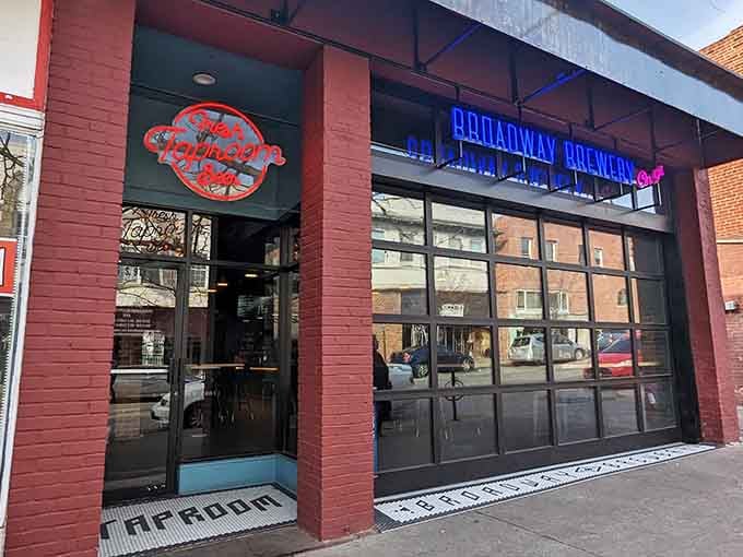 Step through these doors and leave your worries outside, along with any diet resolutions.