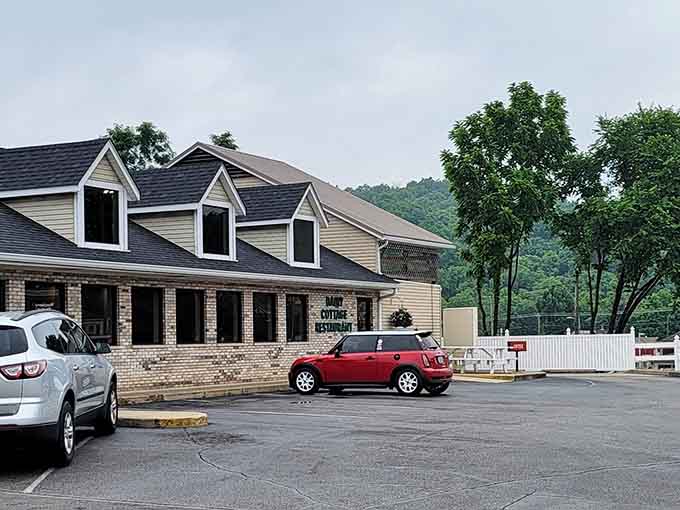 The Dairy Cottage sits ready to serve visitors seeking refreshment after exploring everything Brookville has to offer.