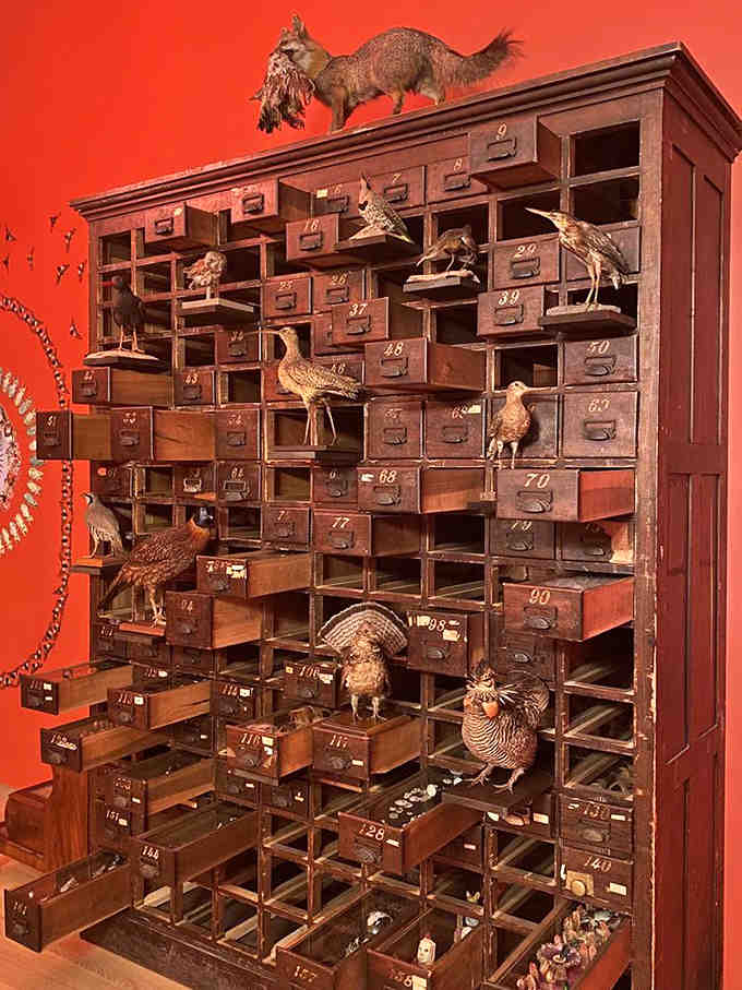 This vintage safe deposit box installation transforms everyday objects into extraordinary art&mdash;talk about thinking outside the vault.