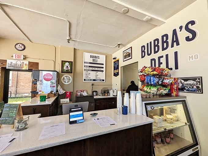 The counter where sandwich dreams are ordered and delicious reality begins to take shape.
