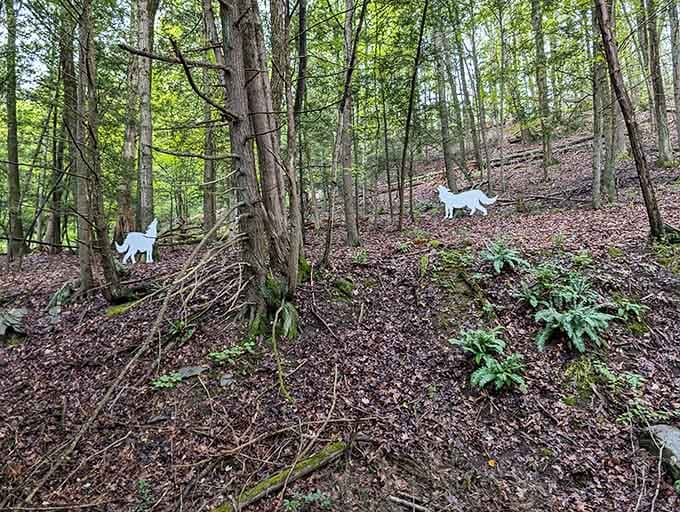 Farmland and rolling hills unfold like a pastoral painting that keeps changing with every gentle curve ahead.
