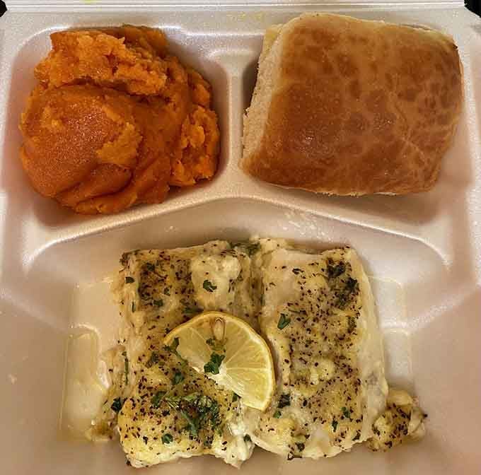 Lemon pepper cod with carrot souffl&eacute; proves fish and vegetables can be exciting dinner companions after all.