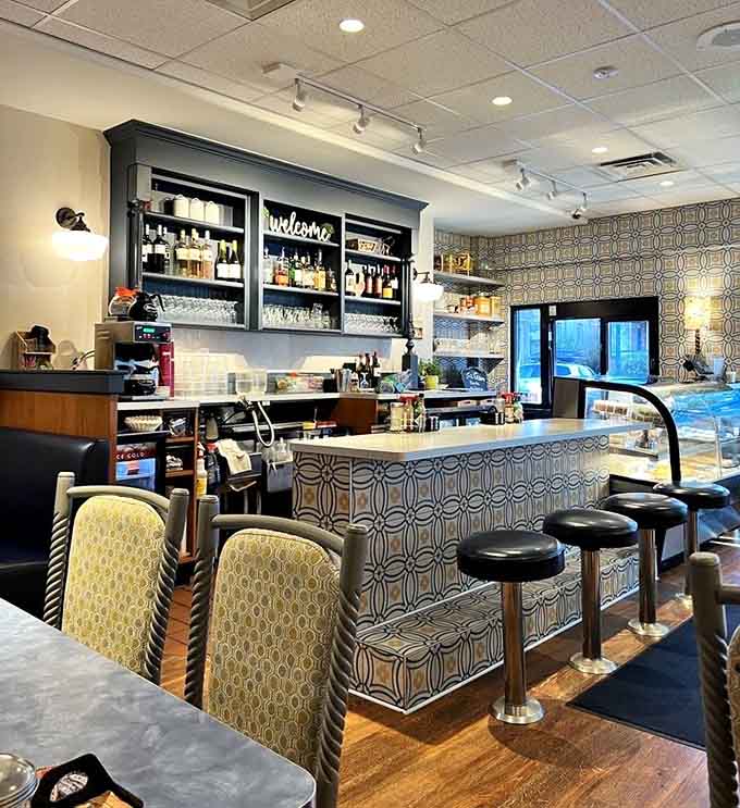 Behind this counter, breakfast dreams become reality&mdash;notice the welcoming vibe that makes you feel like a regular immediately.