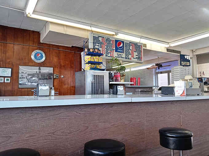 The counter where countless orders have been placed and burger dreams have come deliciously true since forever.