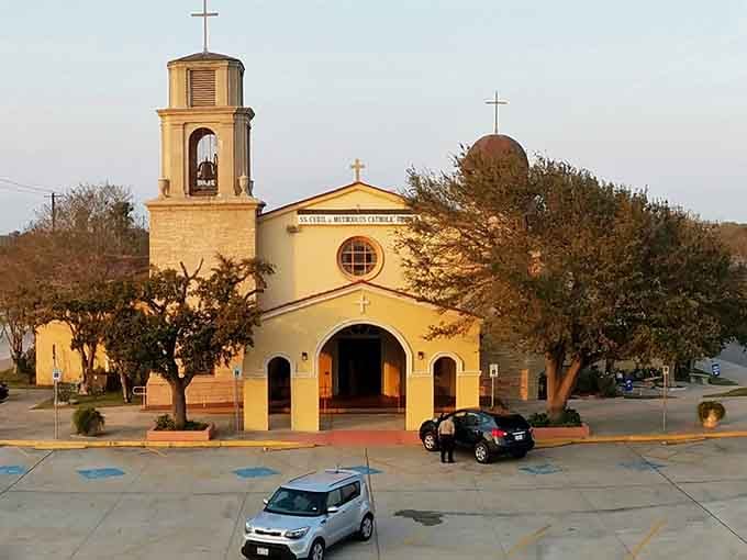 Saints Cyril & Methodius Catholic Church showcases beautiful architecture that's been here longer than most trends.